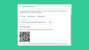 Comment créer un QR code d’avis Google